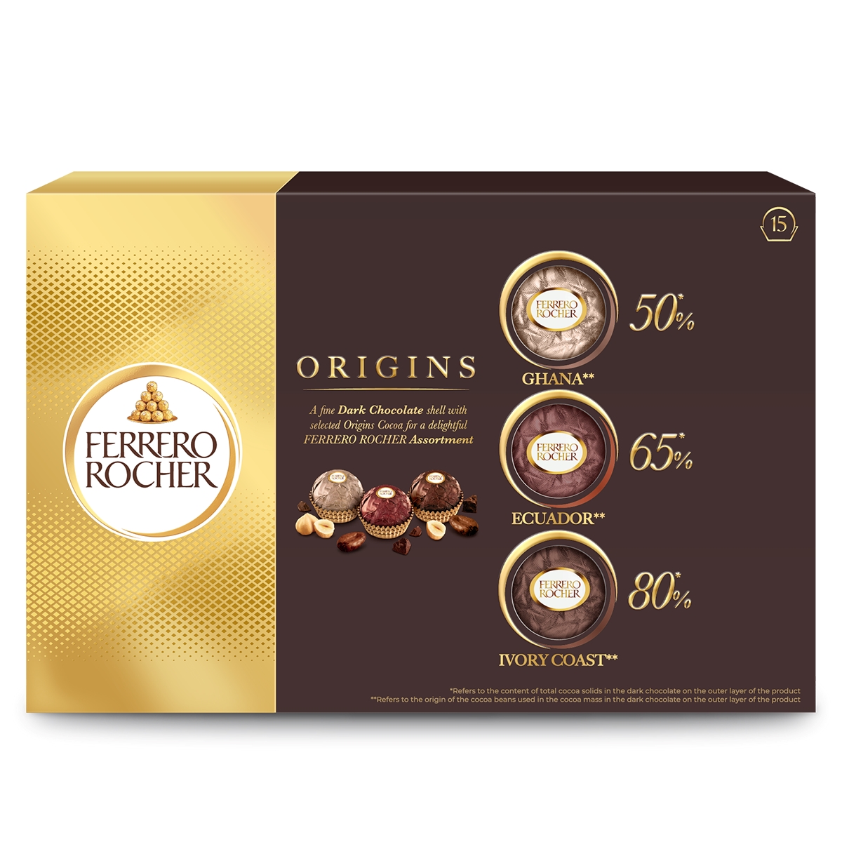 [New!] Ferrero Rocher Origins Premium Dark Chocolate T15 | Lazada Singapore