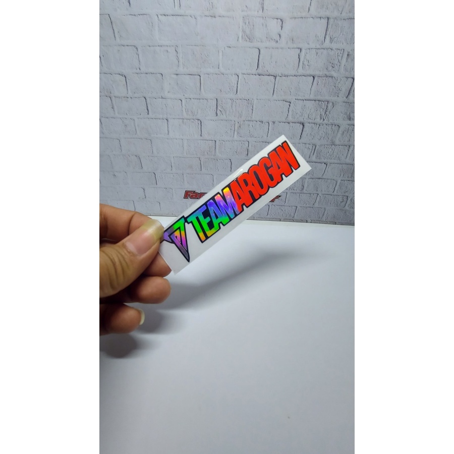 Stiker tim arogan sticker team arogan 10 cm | Lazada Indonesia