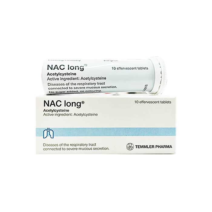 ์NAC LONG แนคลอง ละลายเสมหะ เม็ดฟู่ 1 กล่อง บรรจุ 10 เม็ด 00623 ...