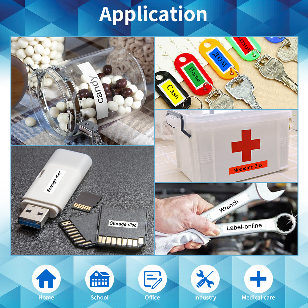 Tze-231 12mm Label Tape Compatible For Brother Labeling Machine H110 ...