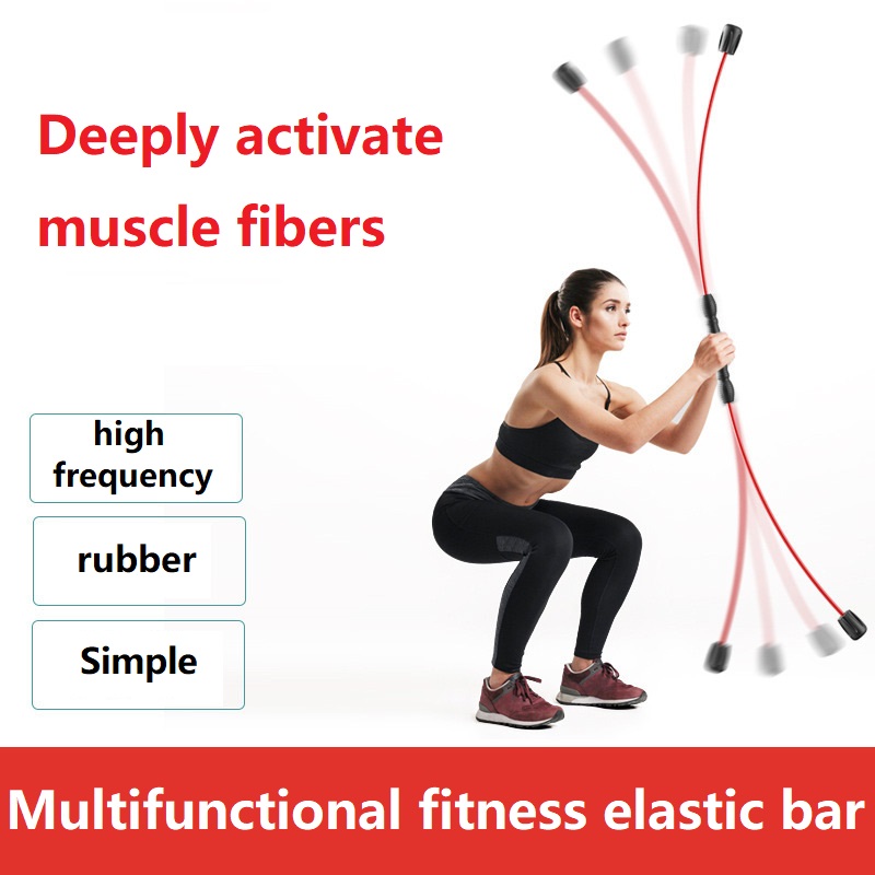 Feilishi Fitness Elastic Bar Tremor Stick Multifunctional Training ...