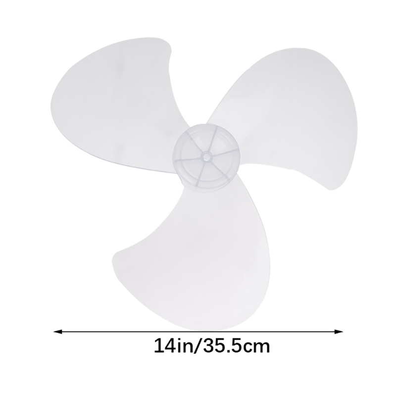 14Inch 3 Leaves Plastic Fan Blade Standing Pedestal Fan Blade With Nut ...