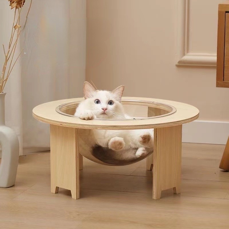 Cat Nest Cat Climbing Frame Detachable Wooden Cat Bed Cat Jumping ... Cat Nest Cat Climbing Frame Detachable Wooden Cat Bed Cat Jumping ...