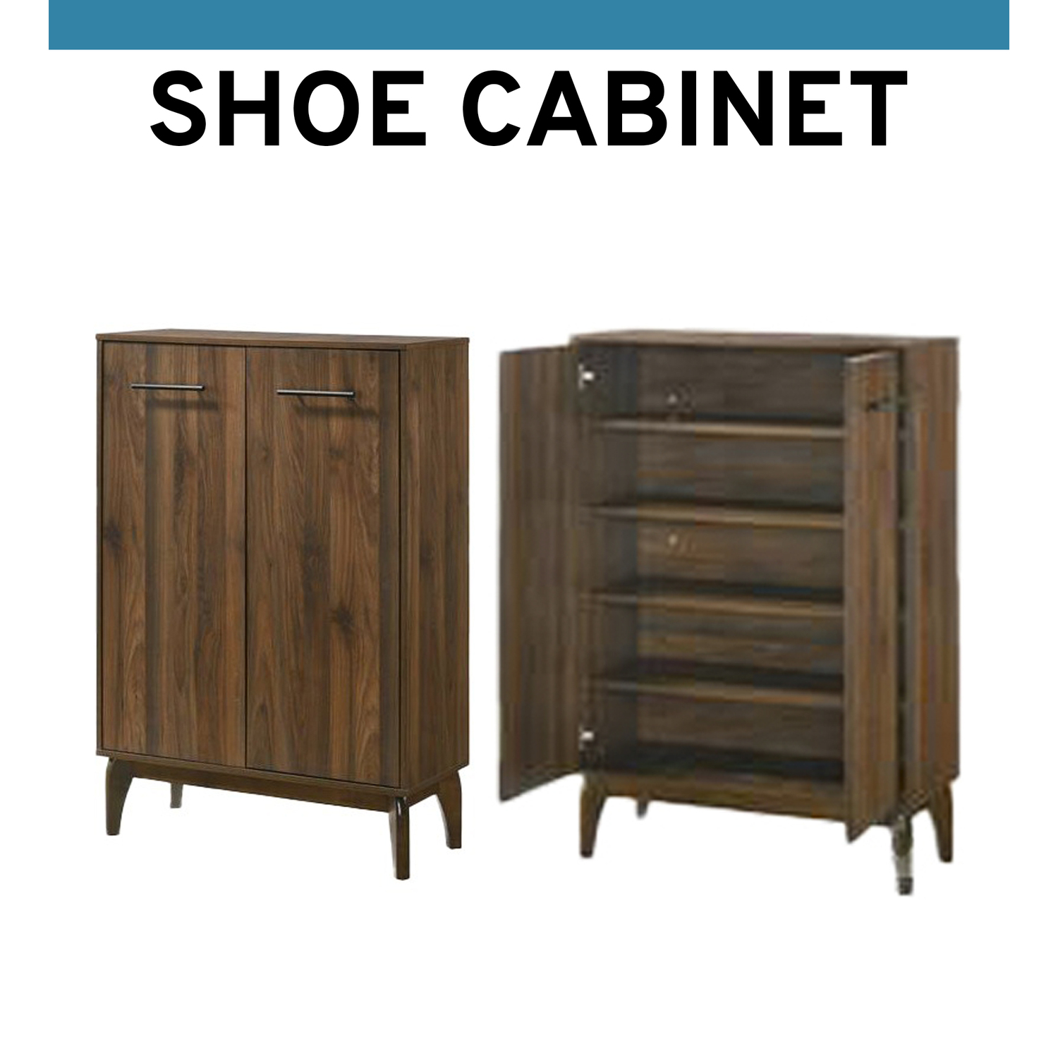 Shoe Cabinet Shoe Rack Shoe Storage Cabinet 3 Swing Door | Lazada Singapore