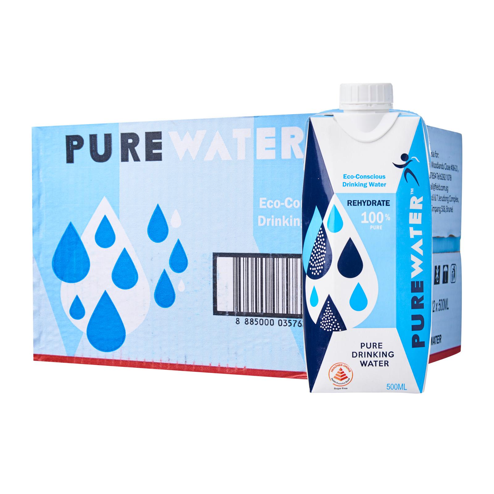 PURE WATER Packet Drinking Water 500ML - Case | Lazada Singapore