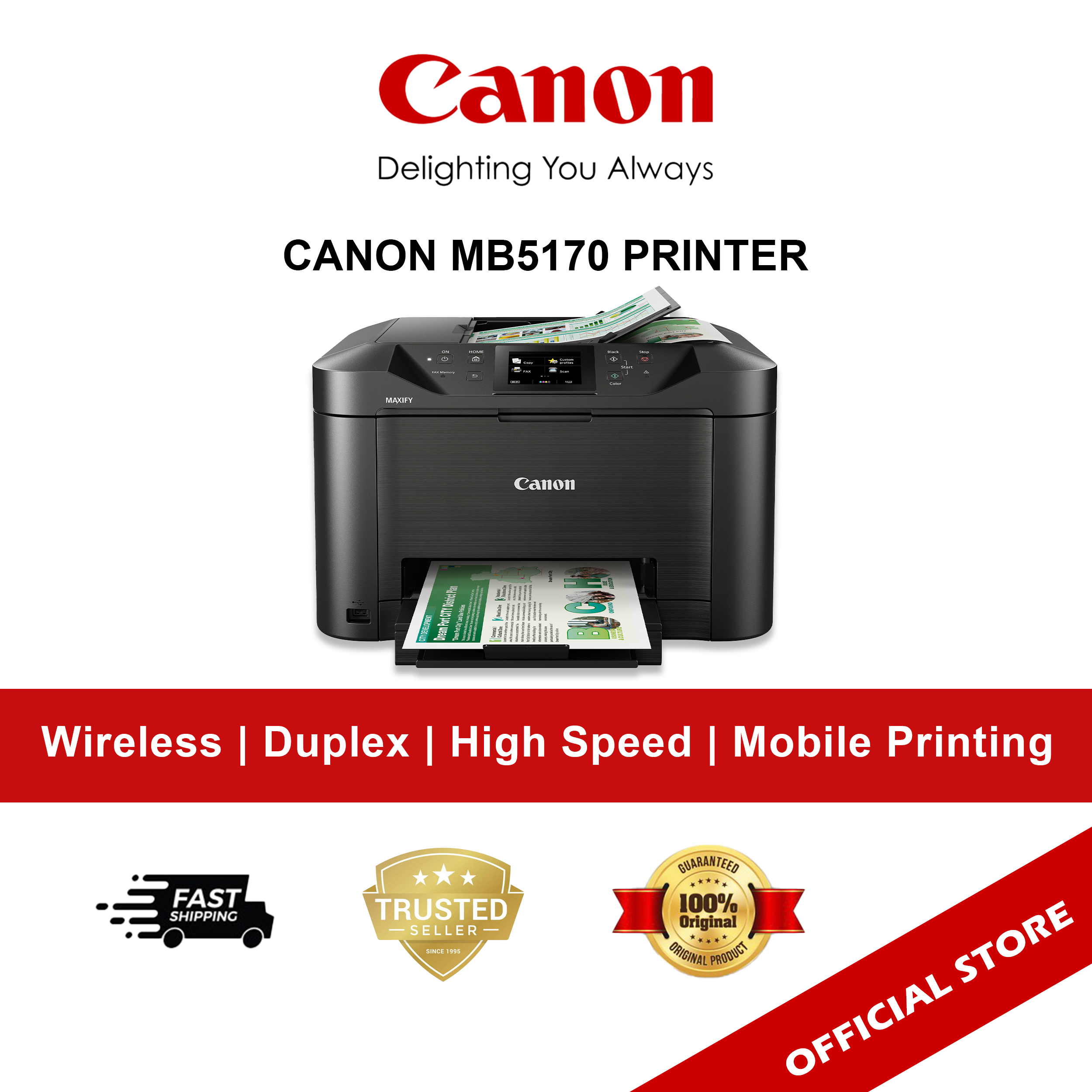 Canon MAXIFY MB5170 Inkjet Printer | Lazada Singapore