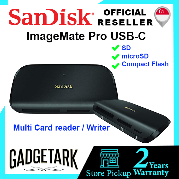 SanDisk SDDR-A631-GNGNN ImageMate PRO USB Type-C Multi-Card Reader ...