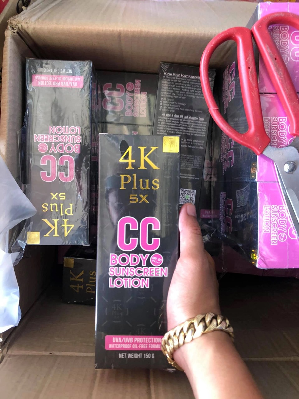 Made in THAILAND 4K Plus 5x CC Body Sunscreen Lotion 4kPP Sun ...