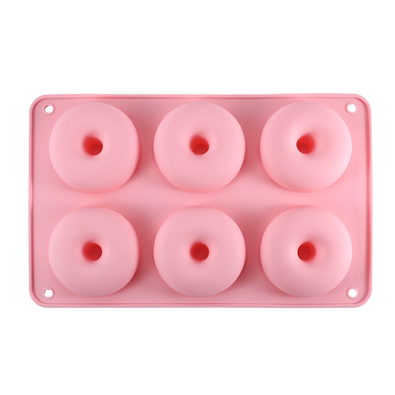 Silicone Donut Mould Doughnut Mold 6 Cavity Baking Tray Maker Pan Non ...