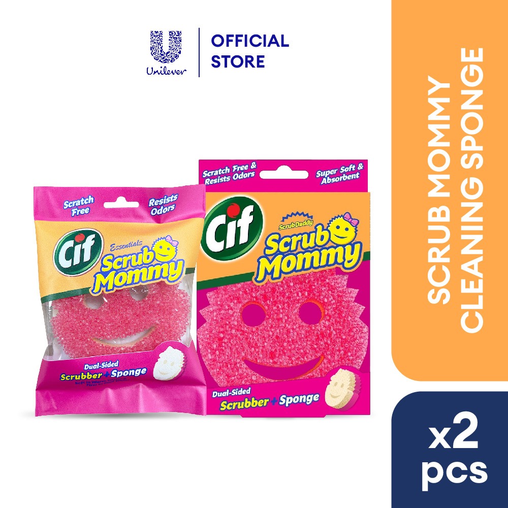 [Value Pack] Cif Scrub Mommy Essentials + Mommy Scrubber | Lazada