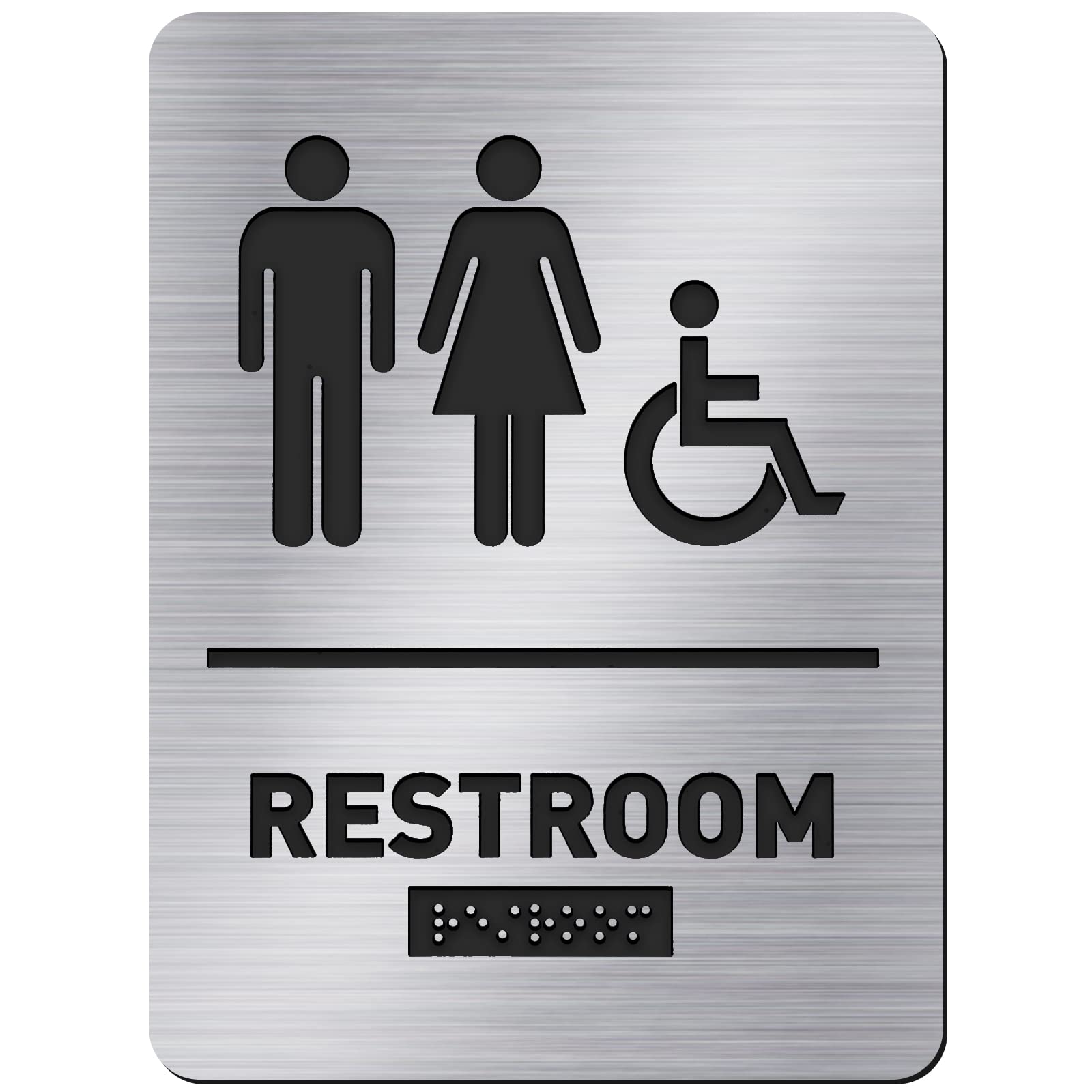 Visitor Restroom Sign
