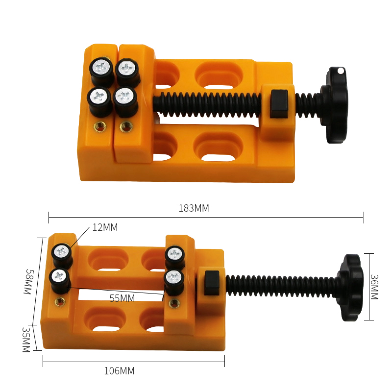Mini Table Vise Jaw Carving Bench Clamp Drill Press Vice Micro Clip ...