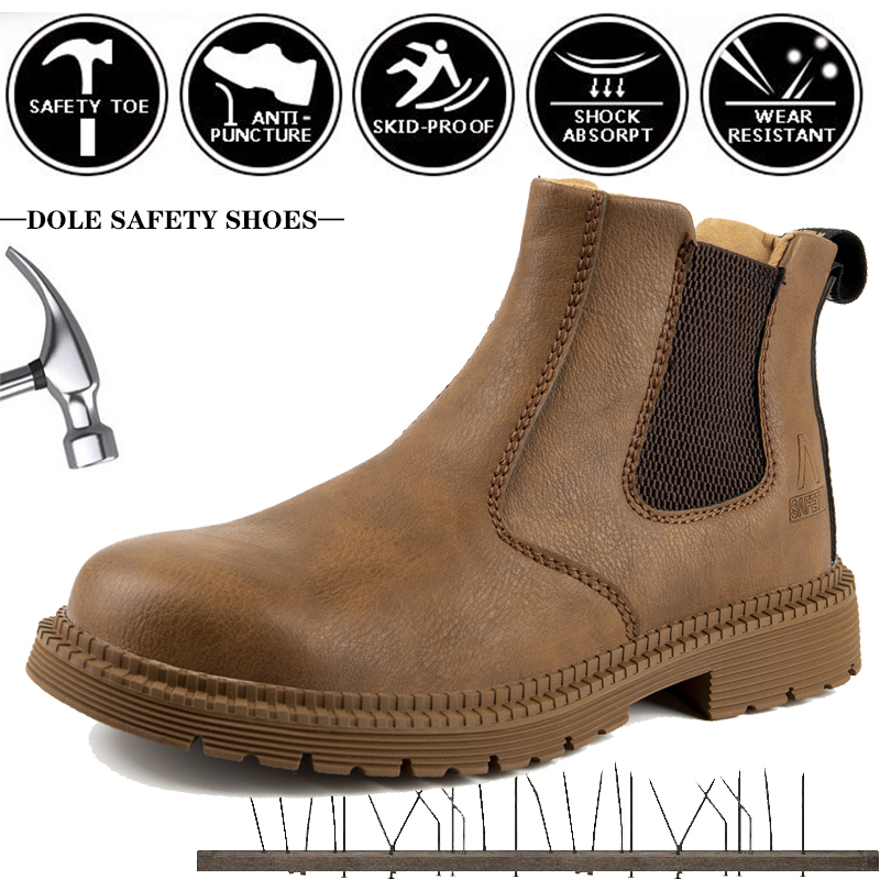 Safety Shoes, High-top Labor Insurance Shoes, Men's Boots, Anti ...