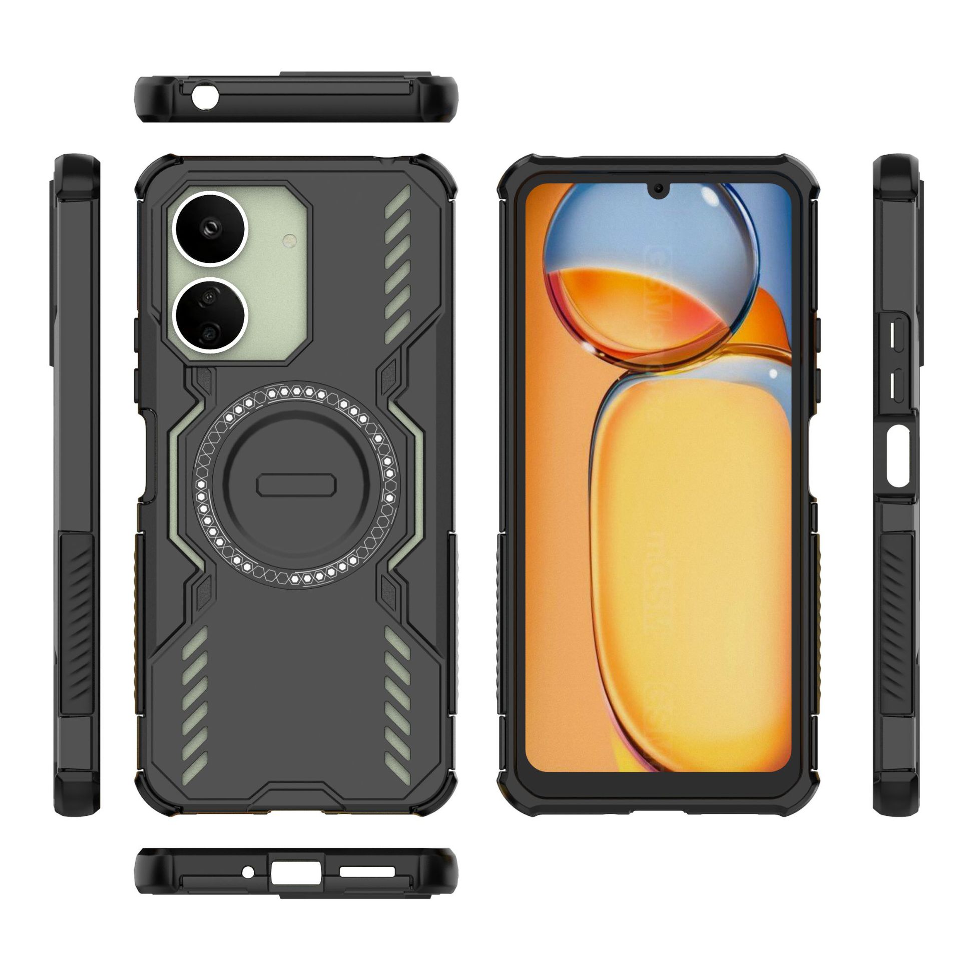 Xiaomi Poco C65 MagSafe Case,Magnetic Drop-Proof Phone Case Cover for ...