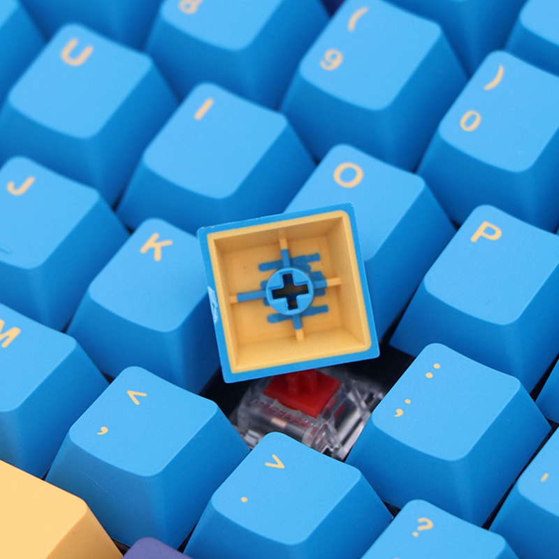 Nautilus 123 Keys Double-Shot Two Color Font PBT Keycap for Wired USB ...