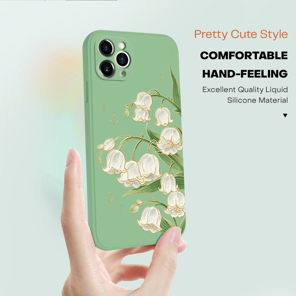 For Infinix Hot 8 Hot 8 Pro Back Cover Beautiful Flowers Print Phone ...