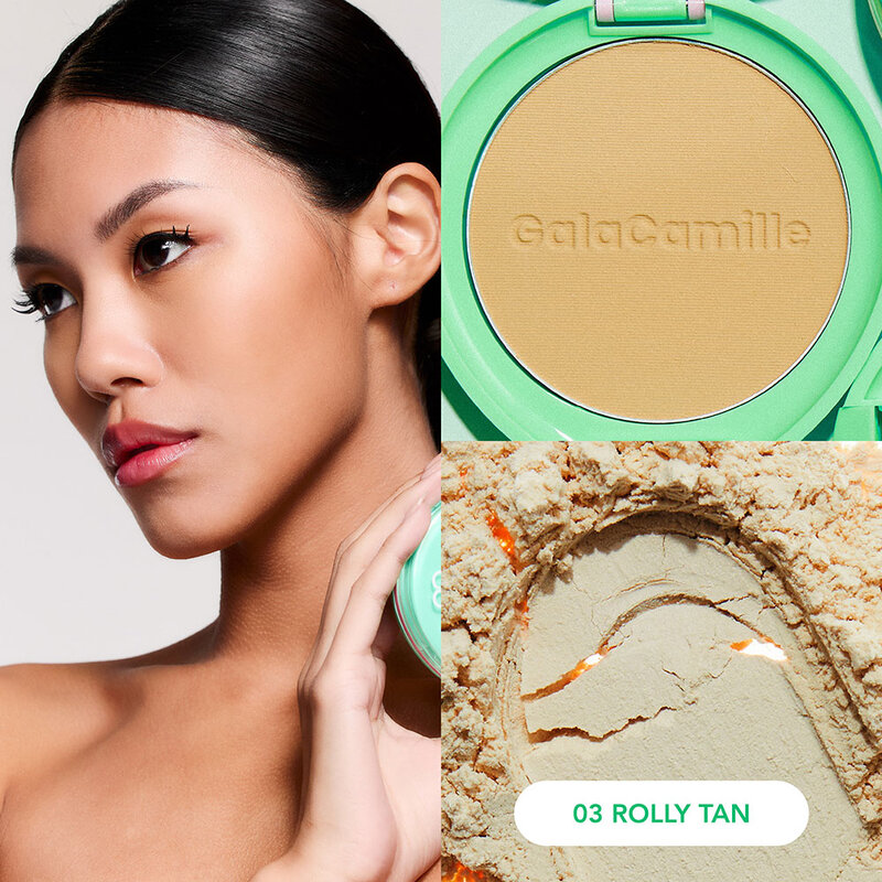 GALA CAMILLE Rolly Pop Soft Matte Foundation Powder 10g แป้งกาล่า โร ...