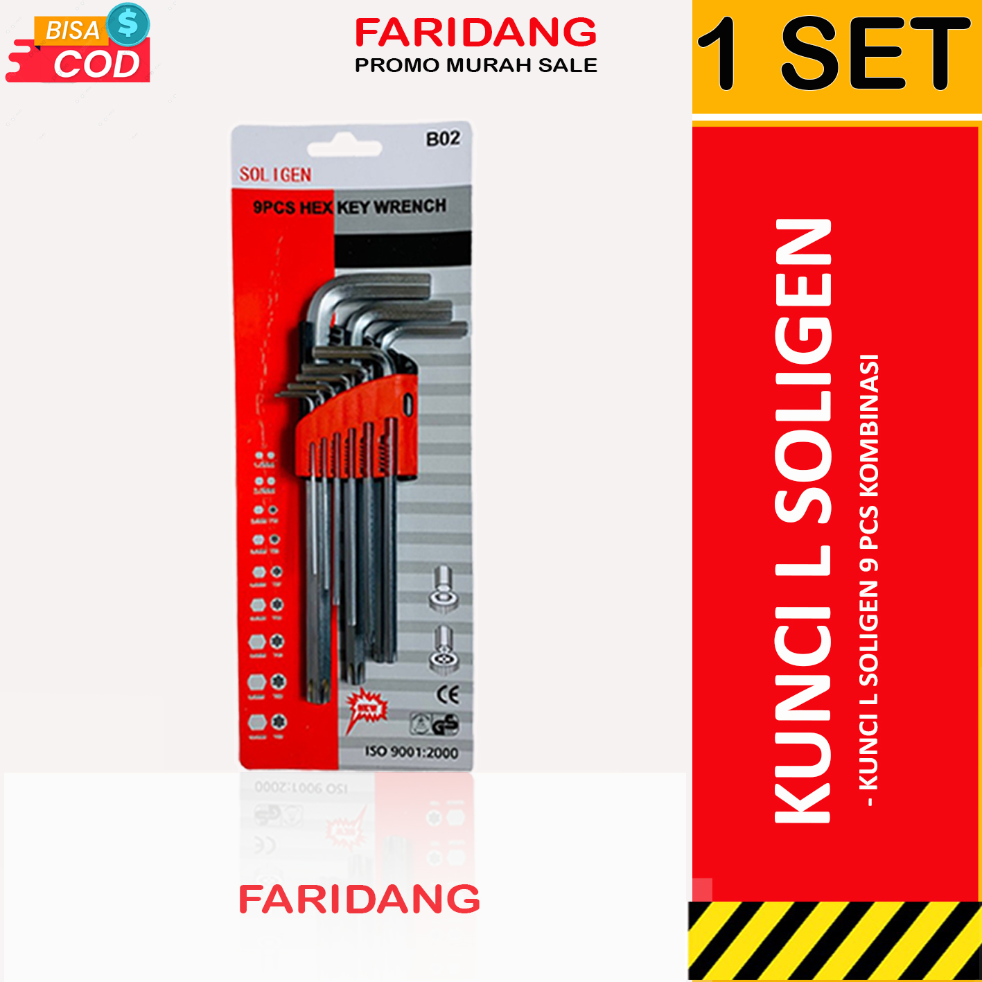 { PAKETAN }Kunci Shock /sok set 27 Pcs Merek Kenmaster Original BISA ...