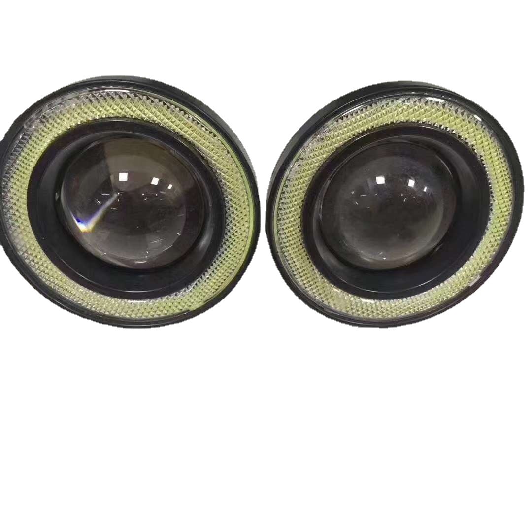 2pcs White Lights 3 Inch 12V 1200LM DRL Car LED Angel Eye Fog Lamp COB ...