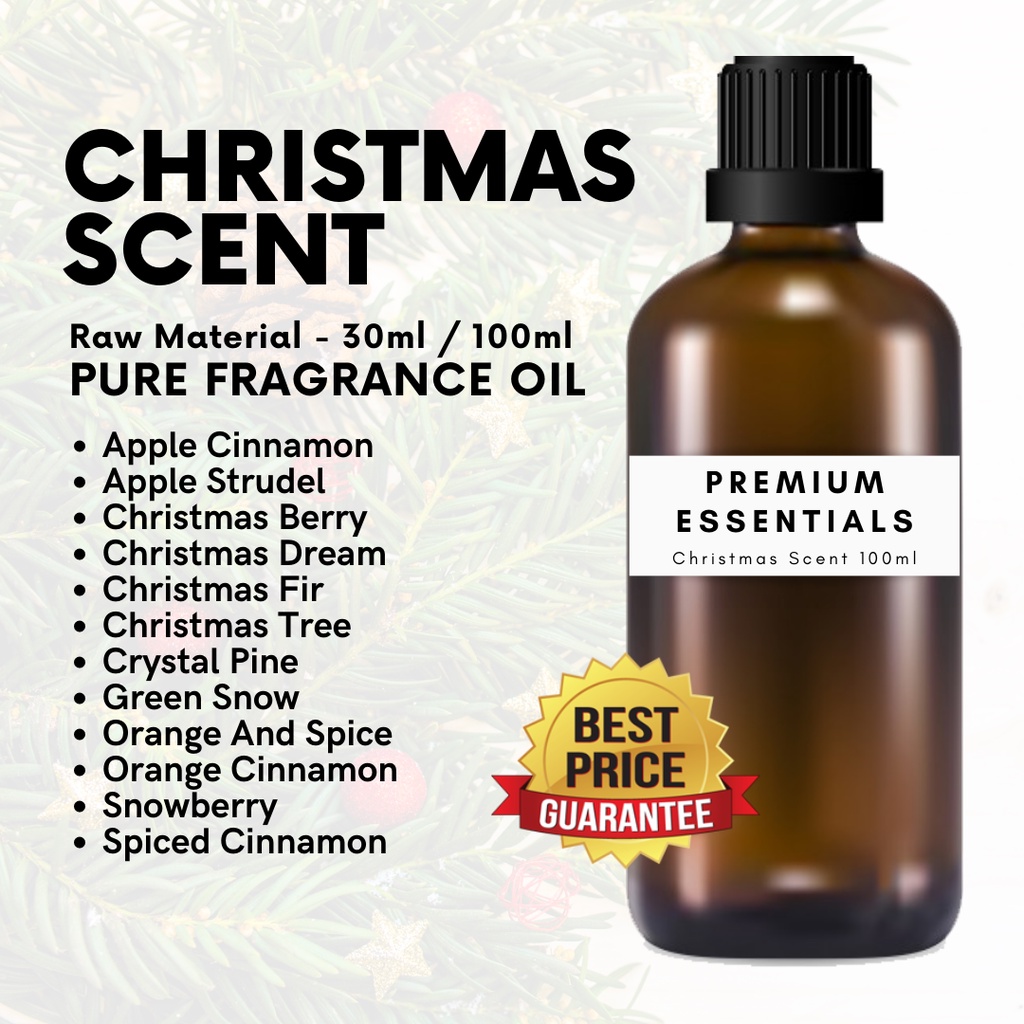FRAGRANCE OIL CHRISTMAS SCENTS (30ml / 100ml) CANDLE & SOAP MAKING ...