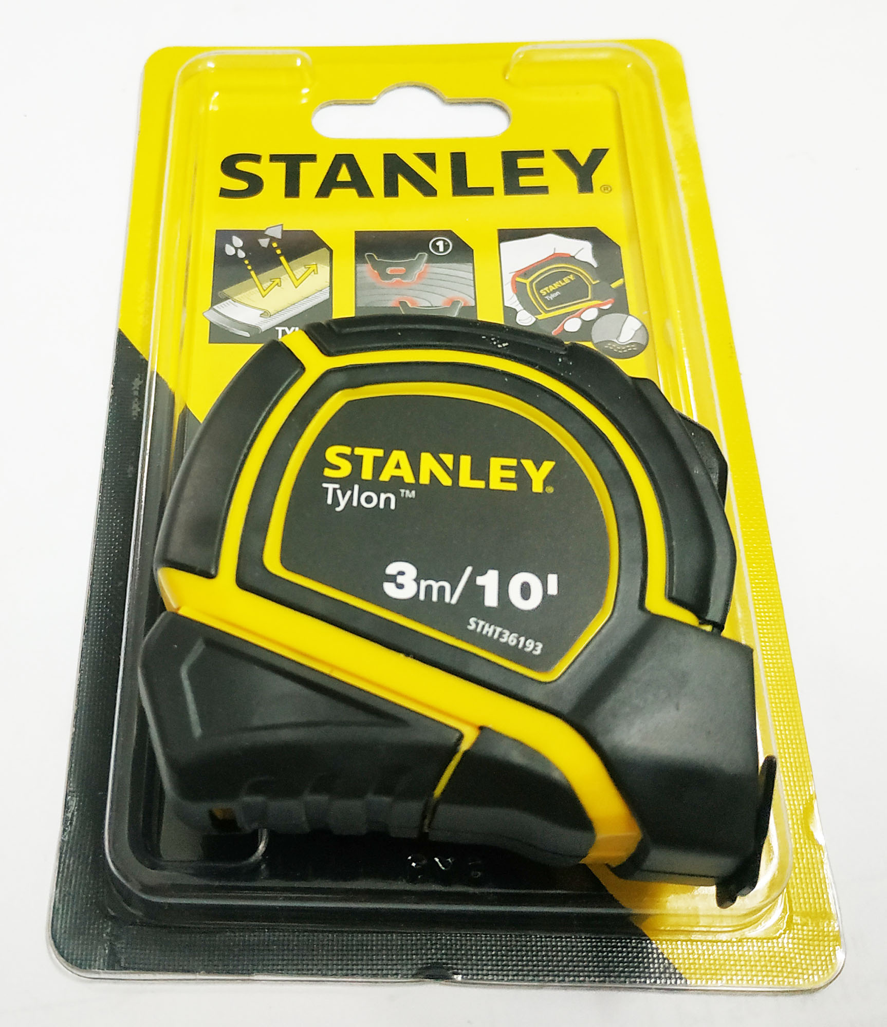ORIGINAL STANLEY STEEL TAPE TYLON ( 3 METERS ) PART# STHT36193 ...