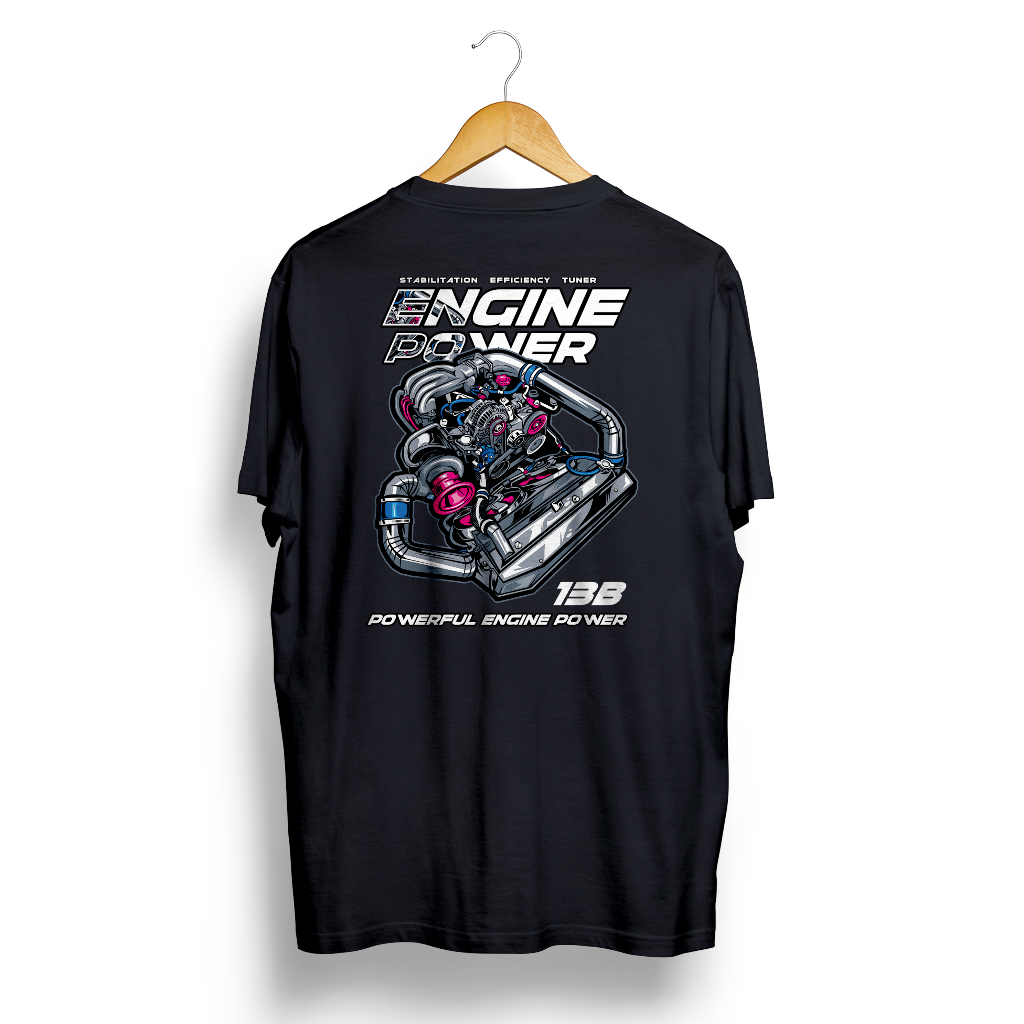 KAOS MOTOR DEWASA OTOMOTIF RIDER DRIVER BIKER LENGAN PENDEK 24s DEPAN ...