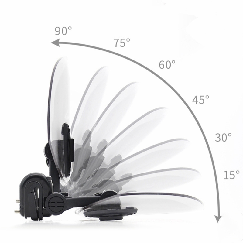 【Pre-order】 Motorcycle Windshield Extension Adjustable Spoiler Clamp-On ...