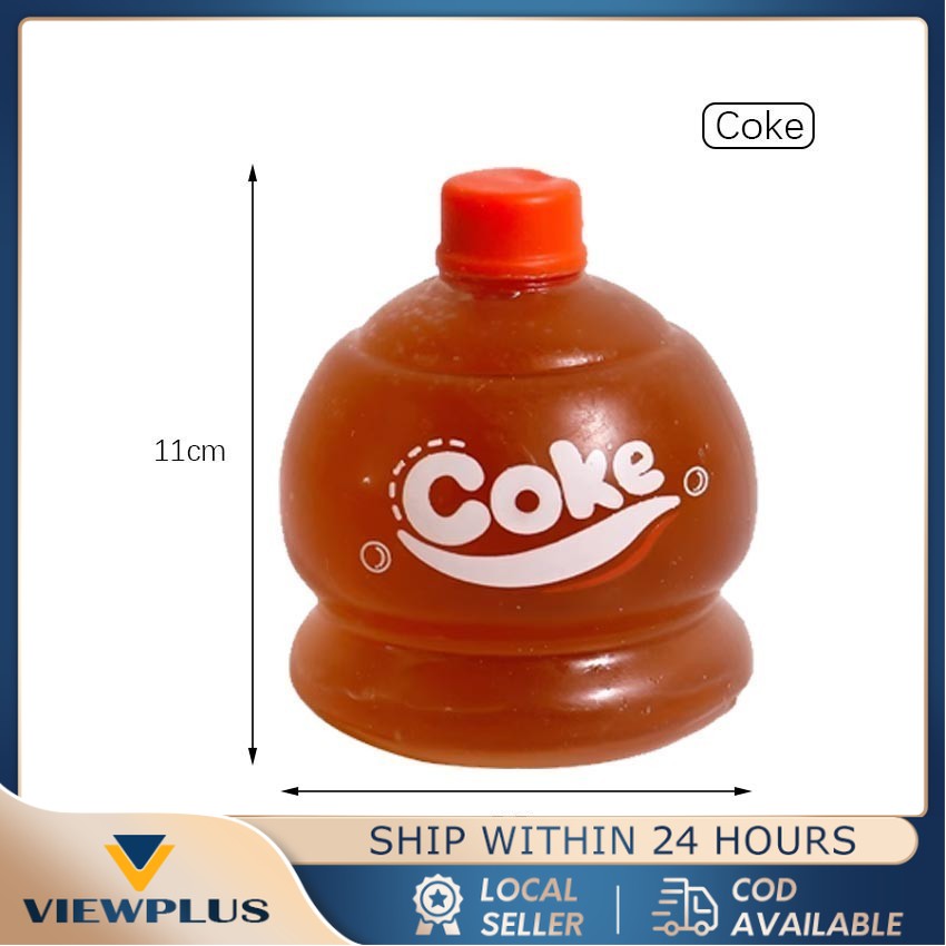 Mainan Squishy Sprite Fanta Coke Remasan Pop It Lucu Stress Toys ...