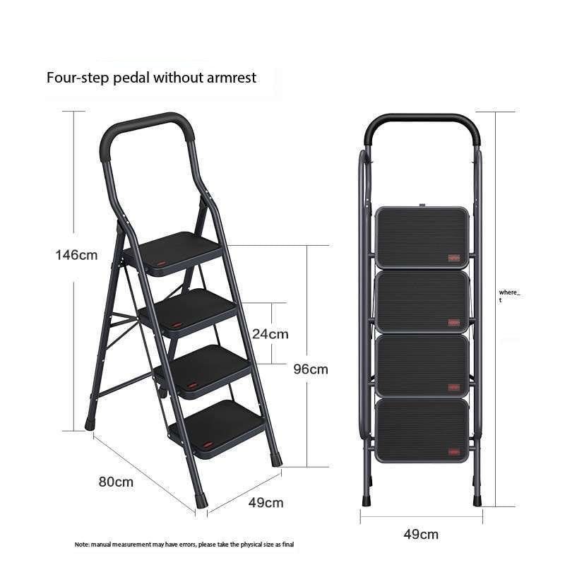 P 4 Steps Heavy Duty Ladder With Handrails And Without Handrails Big ...