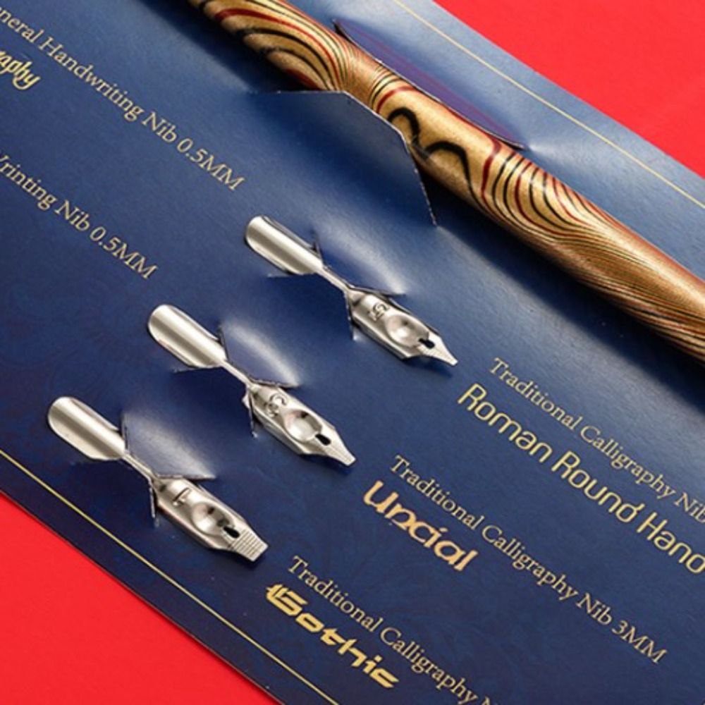 Portable Fountain Pens Manga Calligraphy Dip Pen+6 Nibs Signature ...