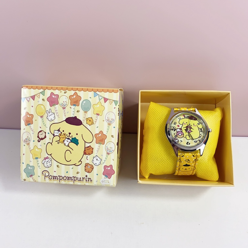 Sanrio cartoon kuromi watch Electronic pointer watch Kuromi Melody ...
