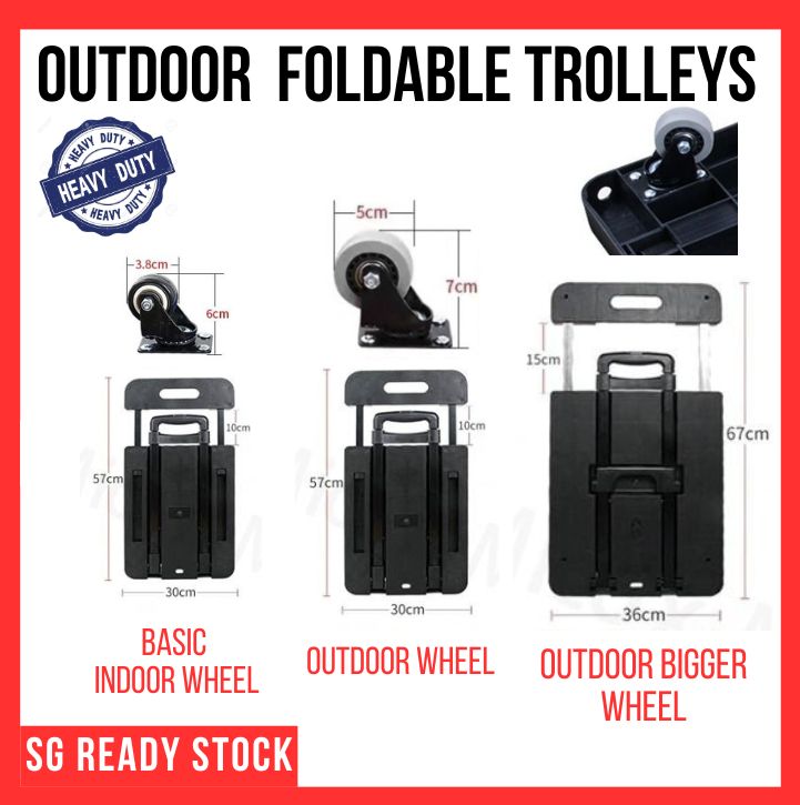 Trolley Foldable PREMIUM QUALITY foldable trolley takes up to 200kg ...