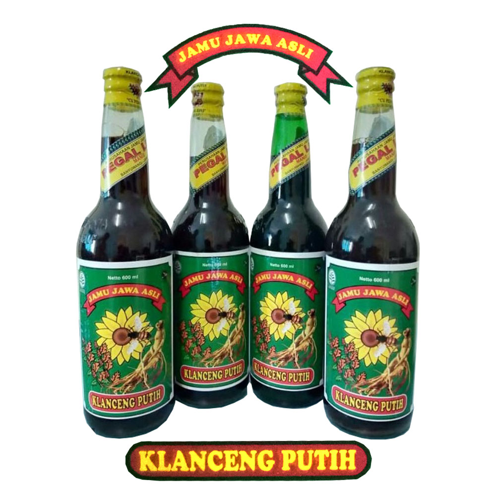 Klanceng Putih Jamu Jawa Asli Asam Urat & Pegal Linu Original 600m With ...