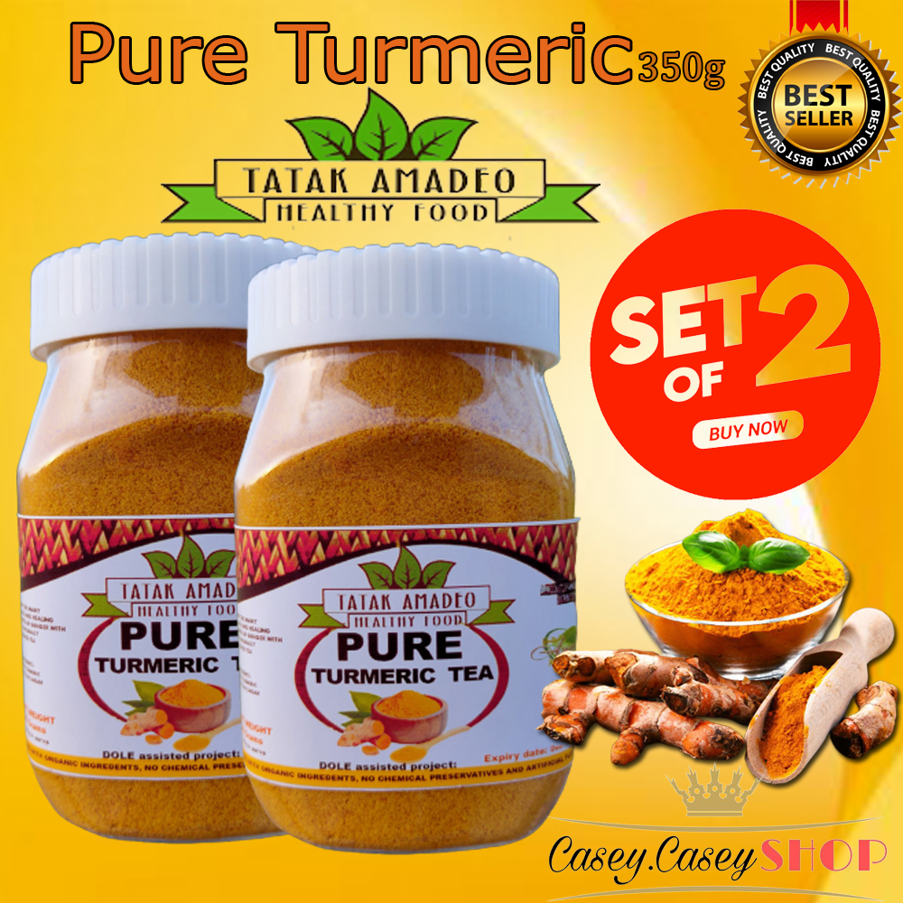 Amadeo Pure Turmeric Tea 350g (Bottle) Tatak Amadeo, Luya, Herbal Tea ...