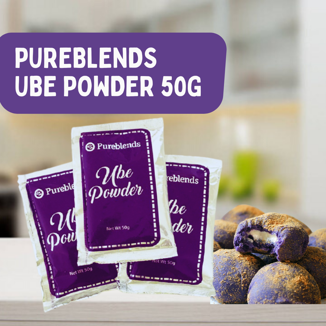 Pureblends Ube Powder 50g for Baking Cakes Pastries and Ice Cream ...