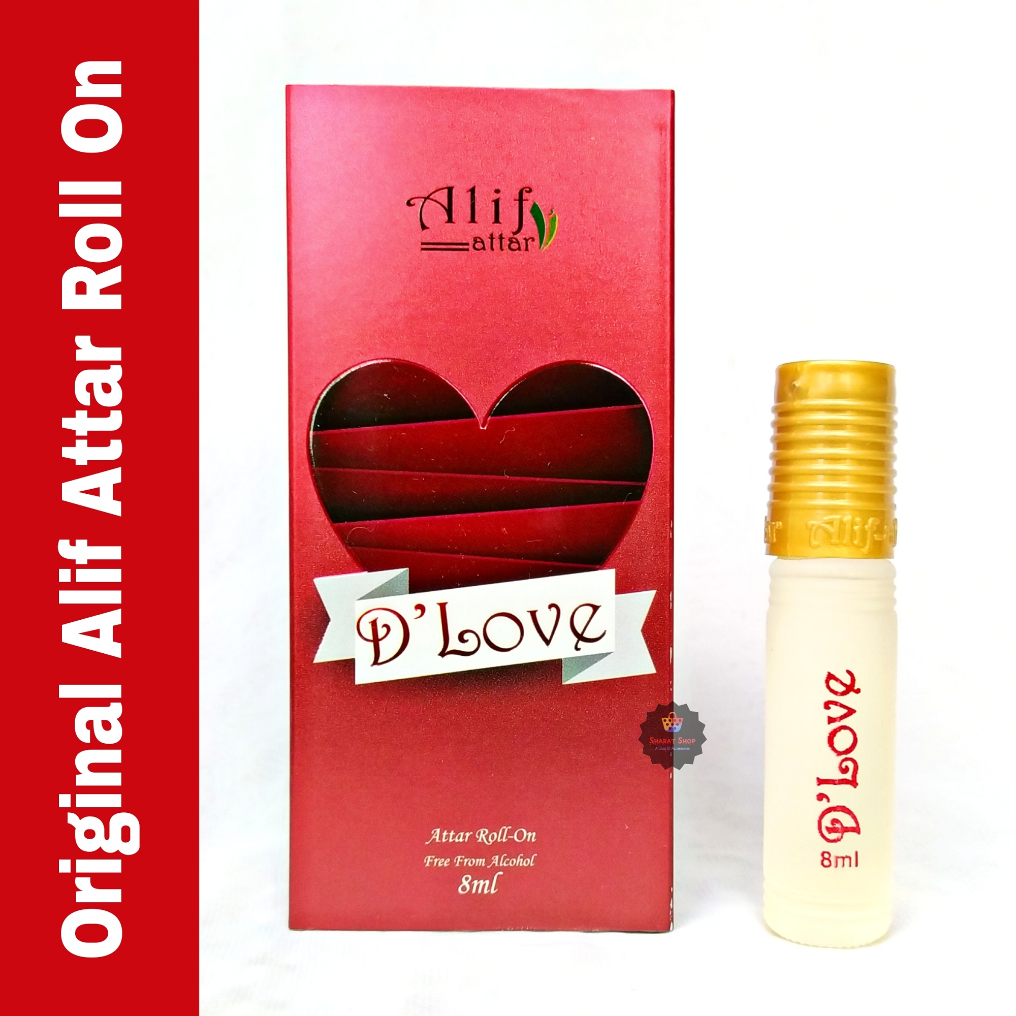 Alif D Love Attar Long Lasting D'Love Roll On Non Alcoholic Perfume ...