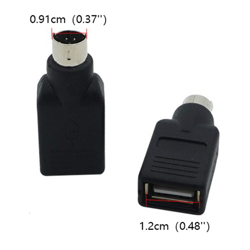 USB To PS2 Adapter Cable Round Head Mouse And Keyboard Interface ...