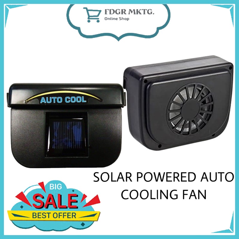 Mini Solar Powered Auto car Air Vent Cool Fan Portable Car Air ...