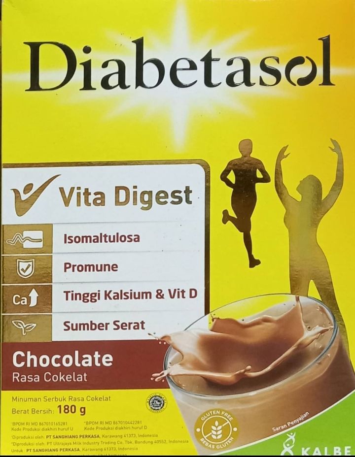 Susu Diabetasol Kemasan Box 180g / Susu Diabetasol 180 Gram Rasa ...