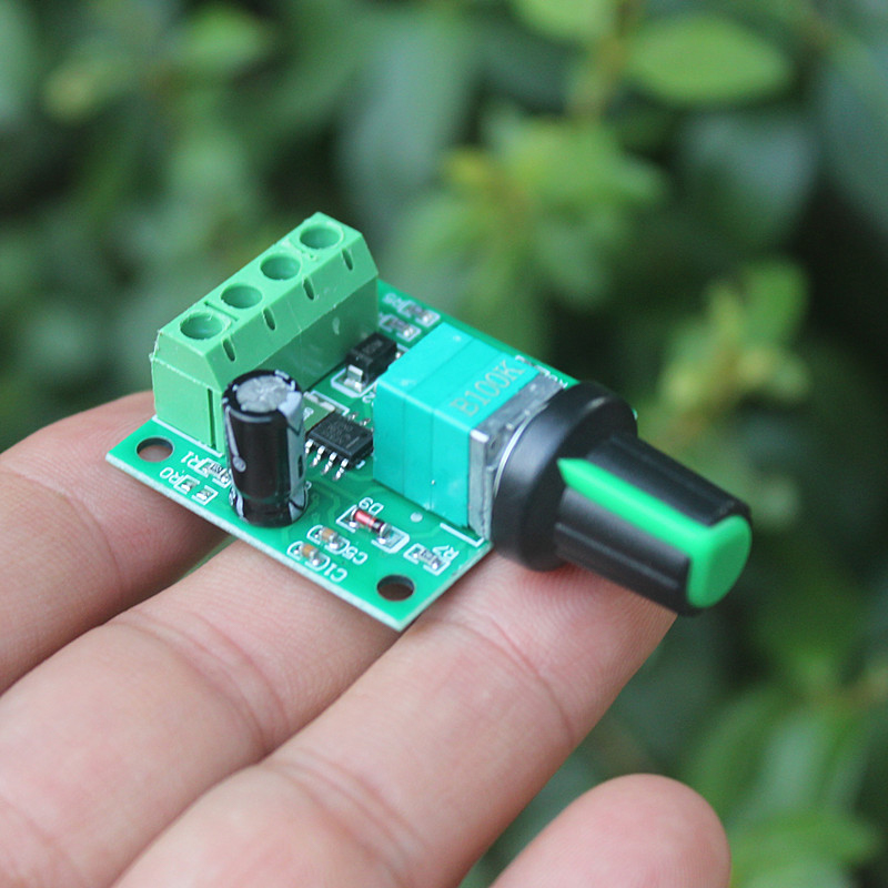 DC 2V 3V 3.7V 5V 6V 12V 2A Speed Control Switch PWM Motor Speed Controller Adjustable Speed DC ...