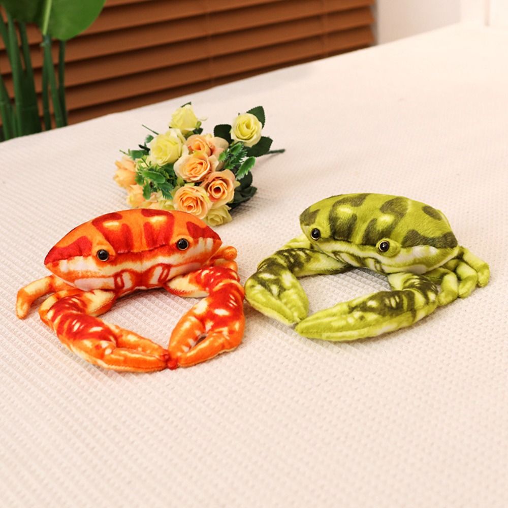 Cute Emulational Crab Simulation Crab Plush Toy Fluffy Collection Crab ...