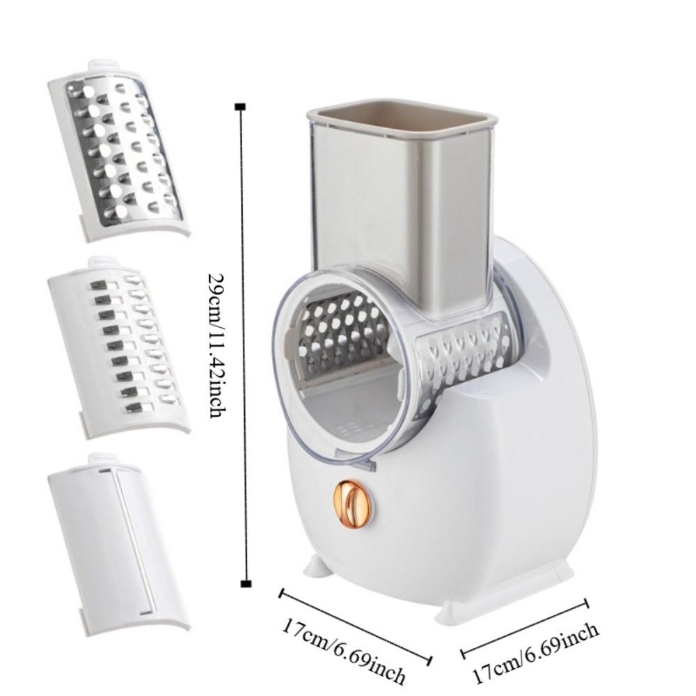 Kitchen Gadgets Automatic Electric Rotary Vegetable Shredder Effort ...