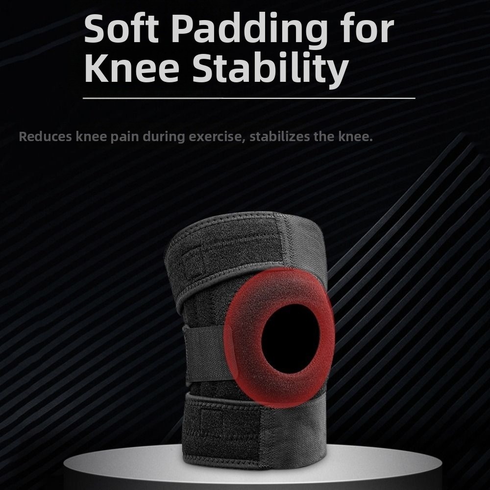 Joints Protector 4-spring Sports Kneepad Anti-slip Silicone Strip ...