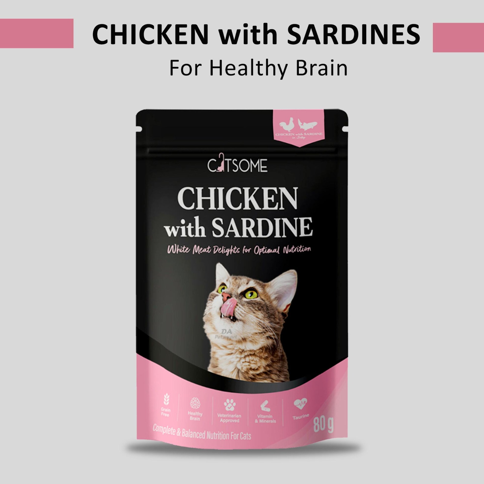 Catsome Pouch Complete & Balanced Nutrition For Cat 80g | Lazada