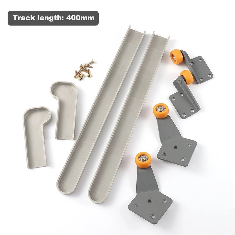 BGXDF Hidden Plastic Flip-up Door Guide Rails Furniture Storage Cabinet ...