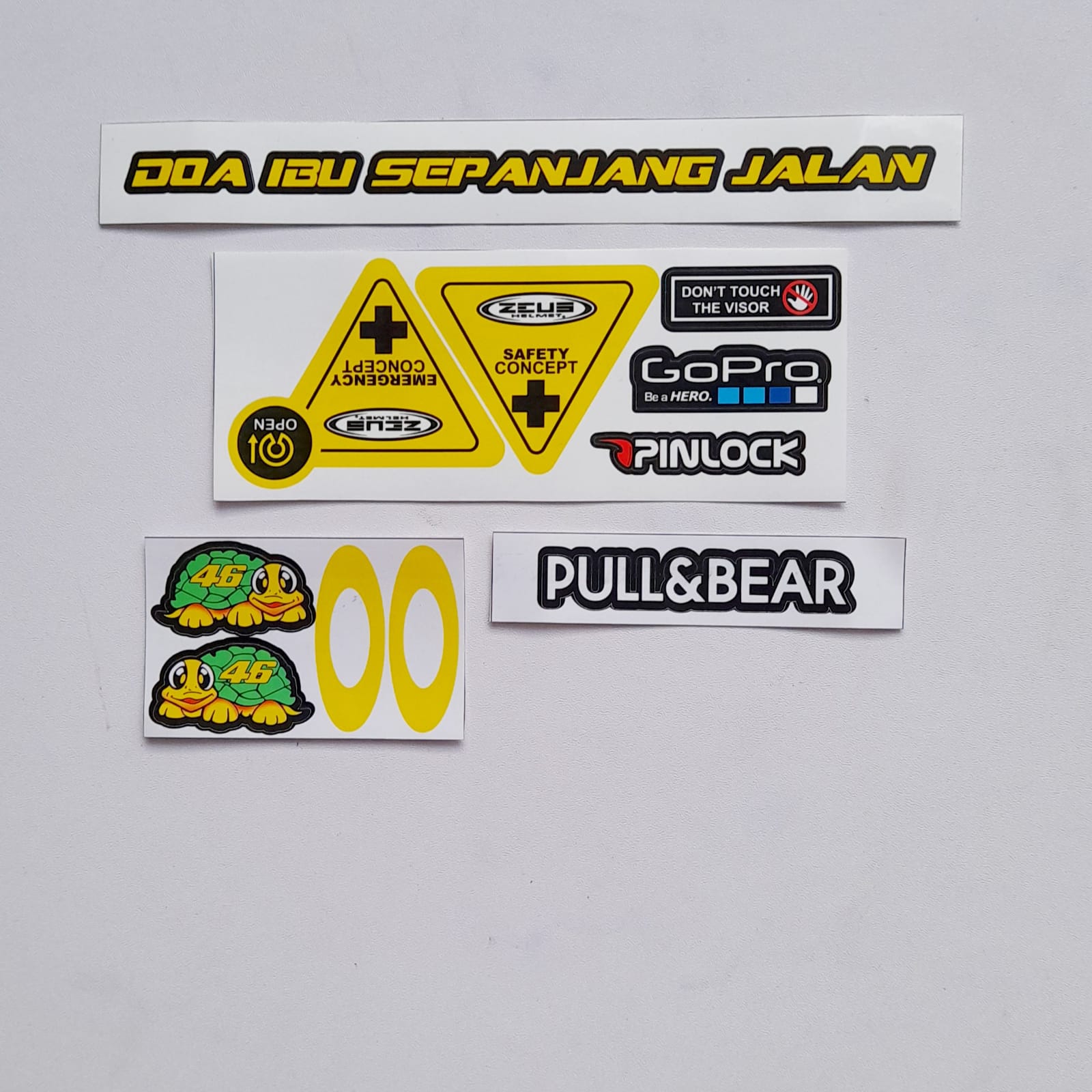 Stiker Helm Zeus 1 Set - Stiker Visor Helm ZEUS | Lazada Indonesia