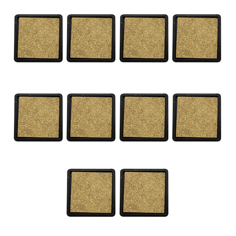 【InnovateWorld】10X Ink Pad Stamp Pad For Wedding Letter Document Gold ...