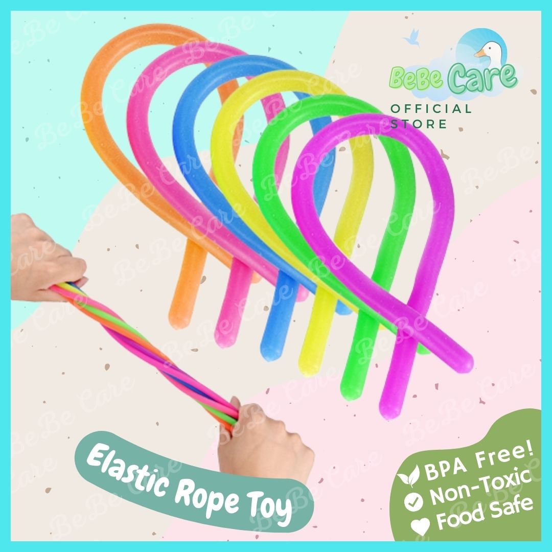 BebeCare! 1PC Soft Rubber Elastic Rope Toy Decompression Fidget Toy ...