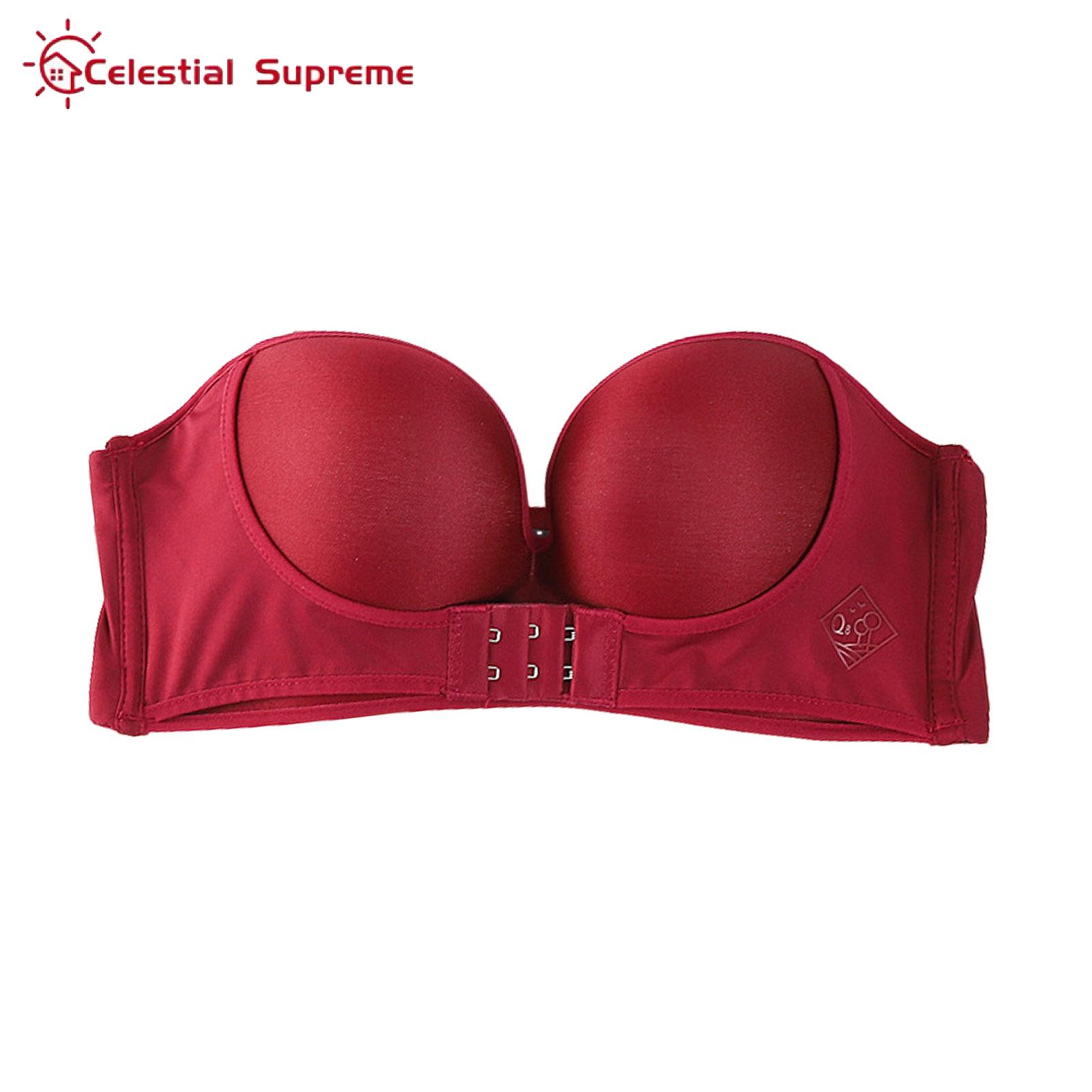 Off Shoulder Clothes Pairing Bra Wireless Strapless Push-up Bra with ...