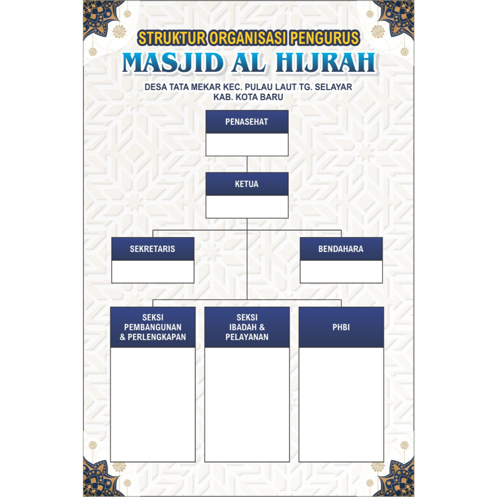 Spanduk Banner Struktur Masjid DKM Custom | Lazada Indonesia